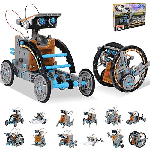 Solar Robot Kit 12-in-1 Educational Science Kit – Tesla Science Center ...